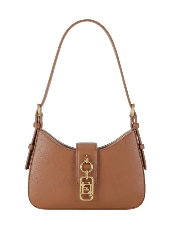 Elisabetta Franchi Small Hobo - Leather Brown