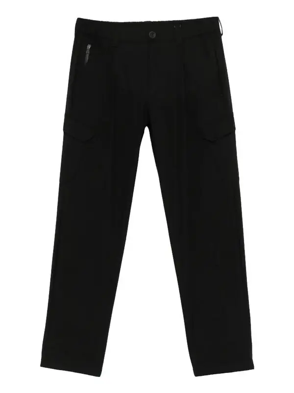 Herno Straight-leg Cargo Trousers - Black
