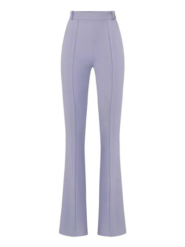 Elisabetta Franchi Logo Charm Pants - Lilac