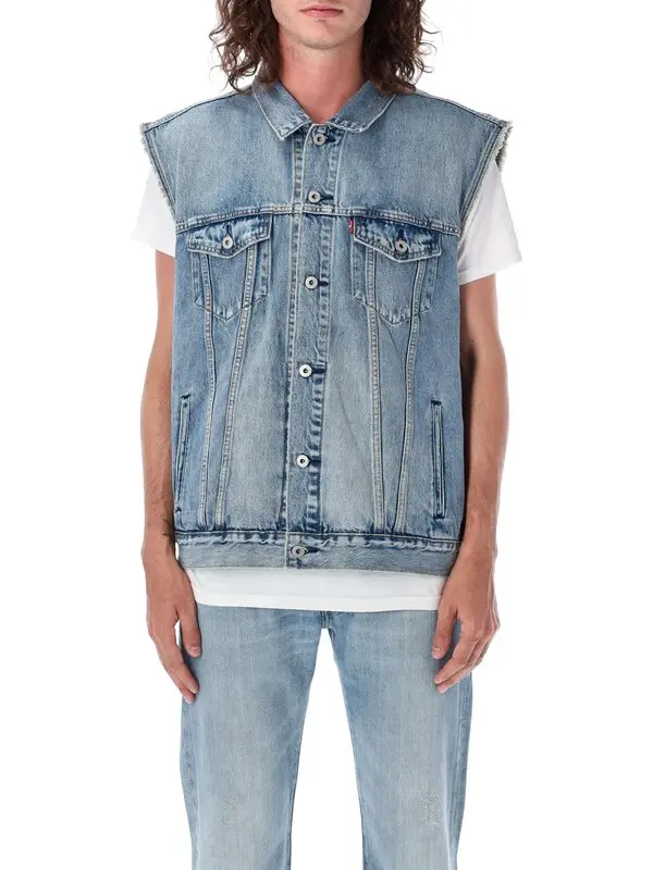 LEVI'S Denim Trucker Vest - Lt Blue
