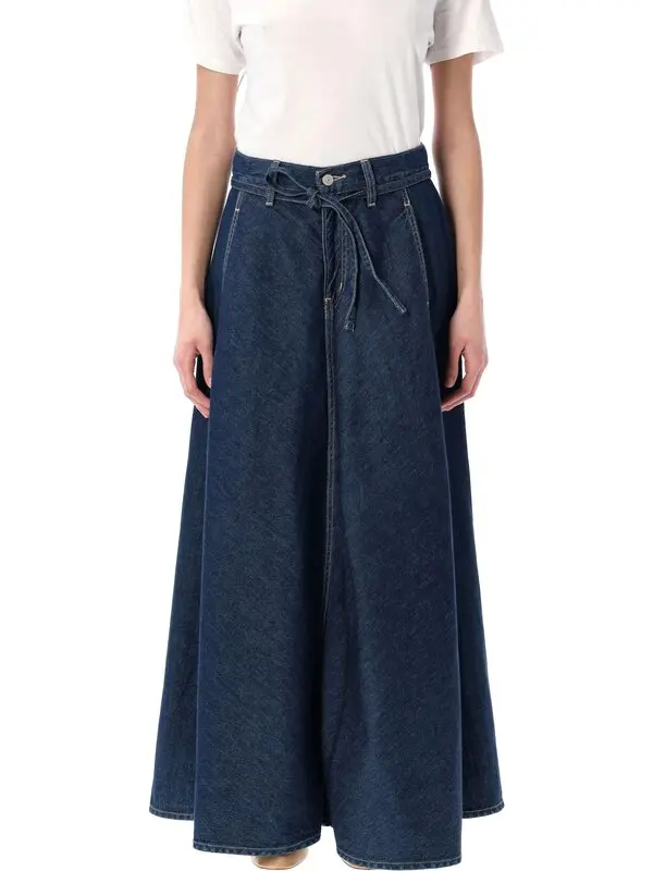 LEVI'S Maxi Skirt - Squark Circle Dark Blue