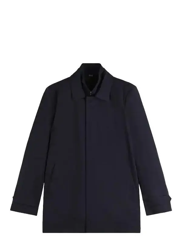 FAY Travel Morning Stretch Coat - Blue