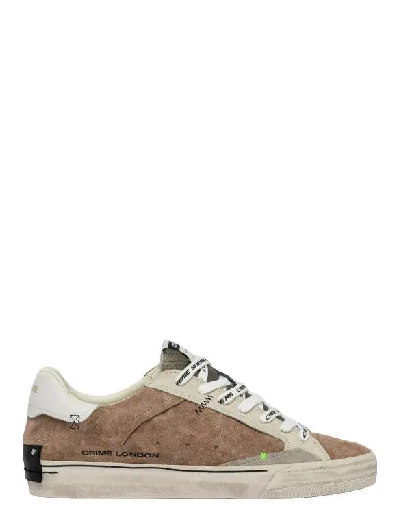 CRIME LONDON Deconstructed Burnt Sienna Sneakers - Brown