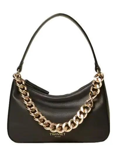 Twin-set Liliane Small Hobo Bag - Black