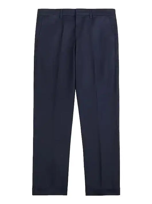FAY Slim-fit Capri Pants - Blue