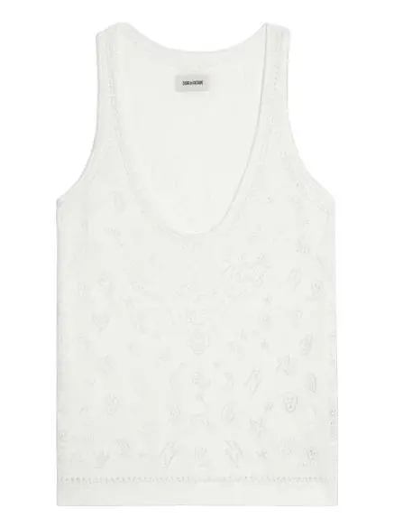 Zadig&Voltaire Jossy Tank Top - White