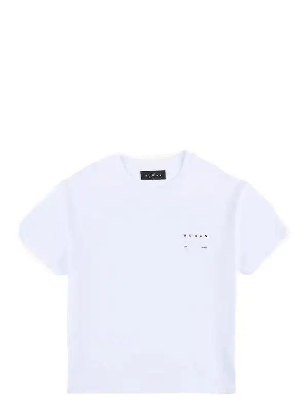 Hogan Boxy Cotton Jersey T-shirt - White