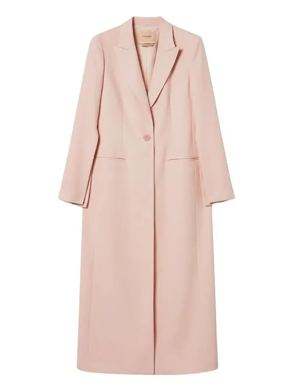 Twin-set Envers Satin Trench - Pink