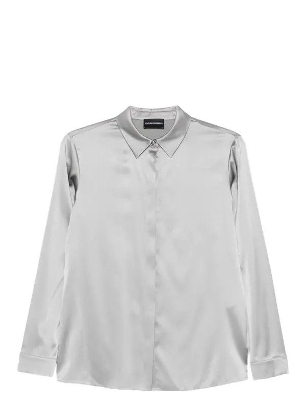 Emporio Armani Silk Shirt - Grey