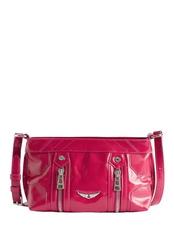 Zadig&Voltaire Mini Patent Leather Bag - Fuchsia