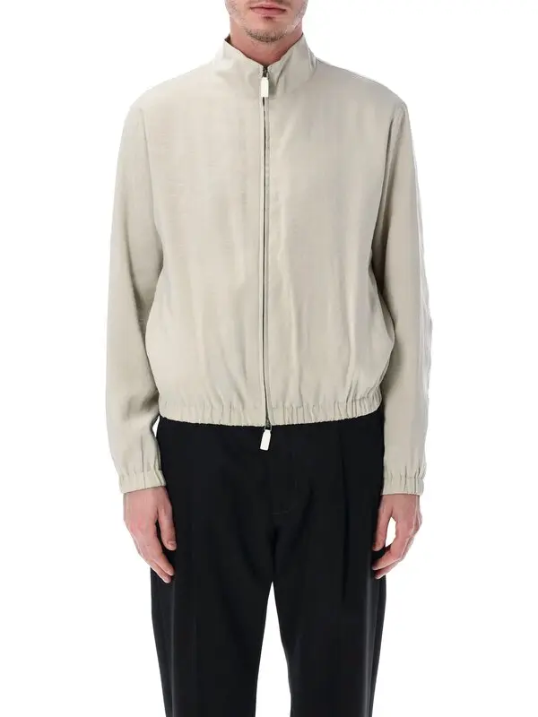 Emporio Armani Blouson Jacket - Gesso
