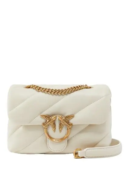 Pinko Love Puff Mini Shoulder Bag - White