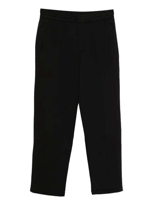 Emporio Armani Cotton Sweatpants - Black