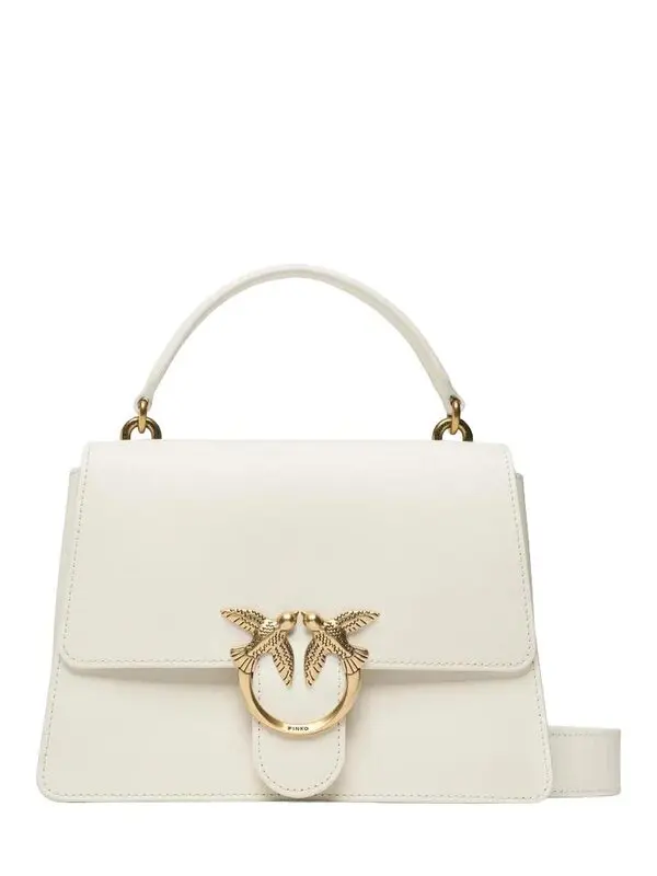 Pinko Love One Top Handle Bag - White