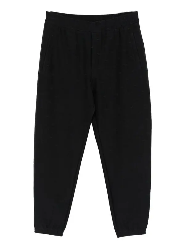 Emporio Armani Cotton Blend Sweatpants - Blue
