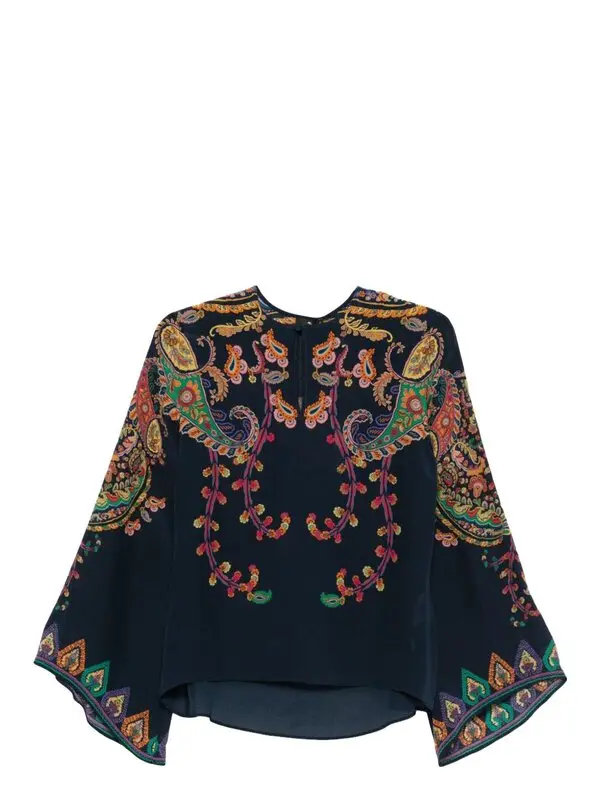 Etro Floral Paisley Print Blouse - Multicolour
