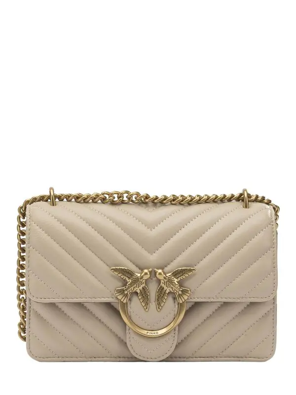 Pinko Crossbody Bag - Beige
