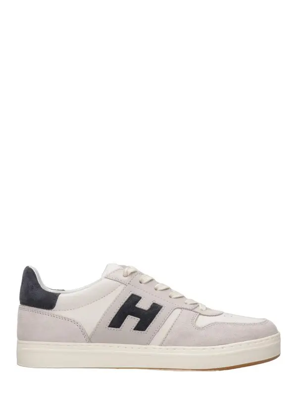 Hogan Low Top Sneakers - Ivory+blue