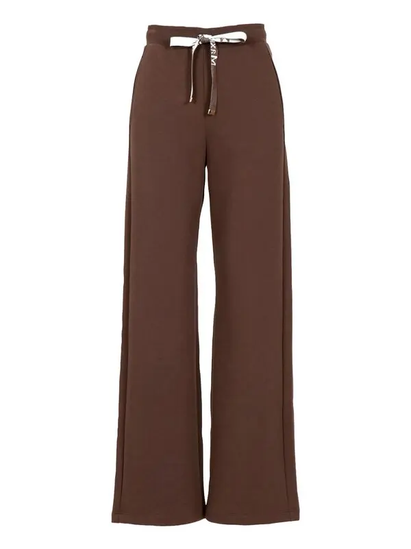 Max Mara Cotton Blend Trousers - Cioccolato