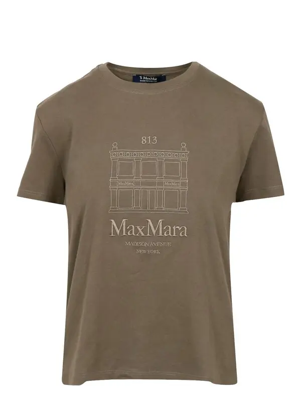 Max Mara T-shirt - Verde Kaki