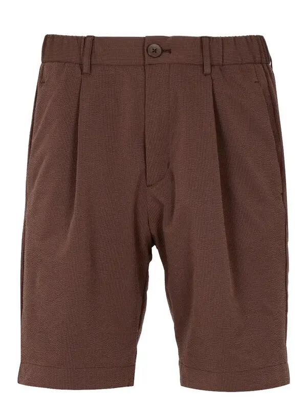 Herno Tailored Shorts - Brown