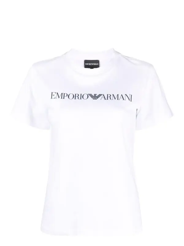 Emporio Armani Logo Cotton T-shirt - White