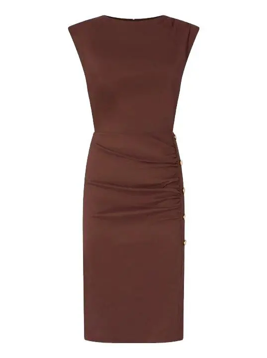 Pinko Alissa Fitted Dress - Brown