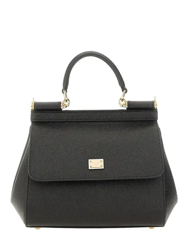 Dolce & Gabbana Sicily Medium Bag - Black