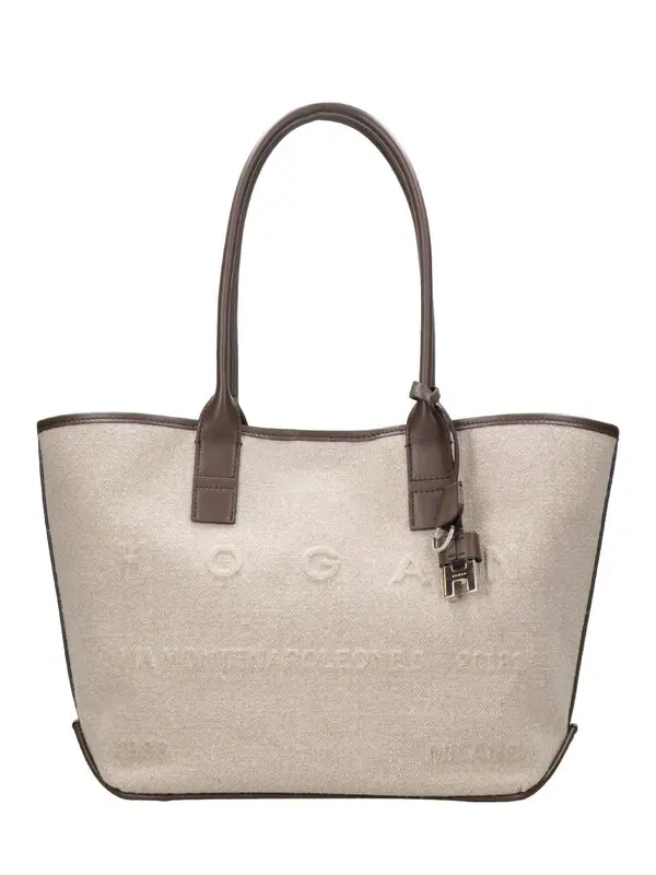 Hogan Tote - Sand+brown
