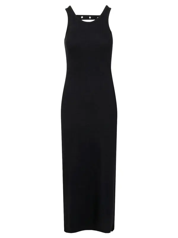 MSGM Sleeveless Midi Dress - Black