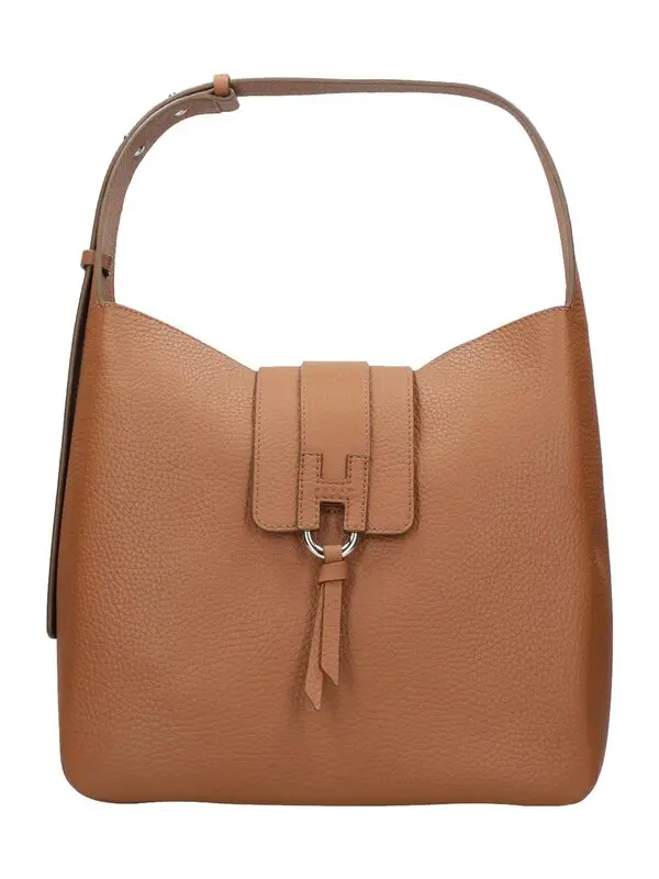 Hogan Shoulder Bag - Leather Brown