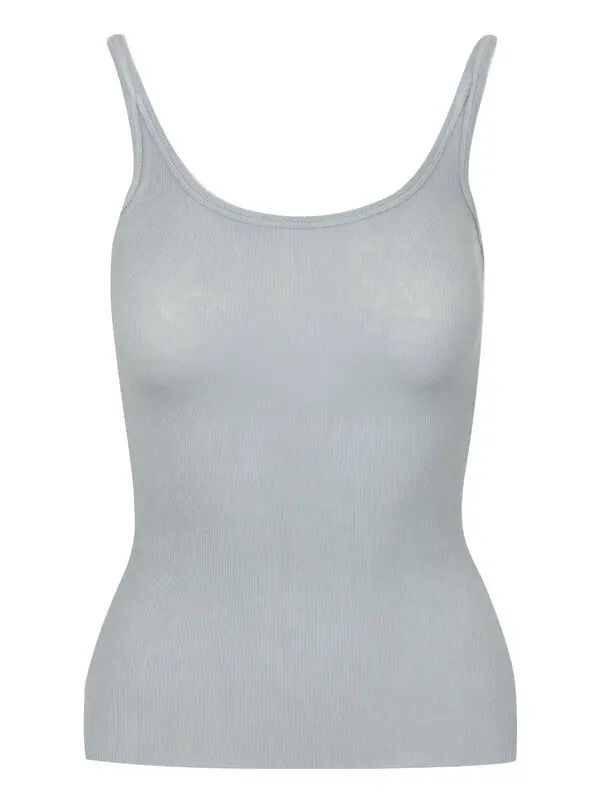 MSGM Ribbed Tank Top - Grey