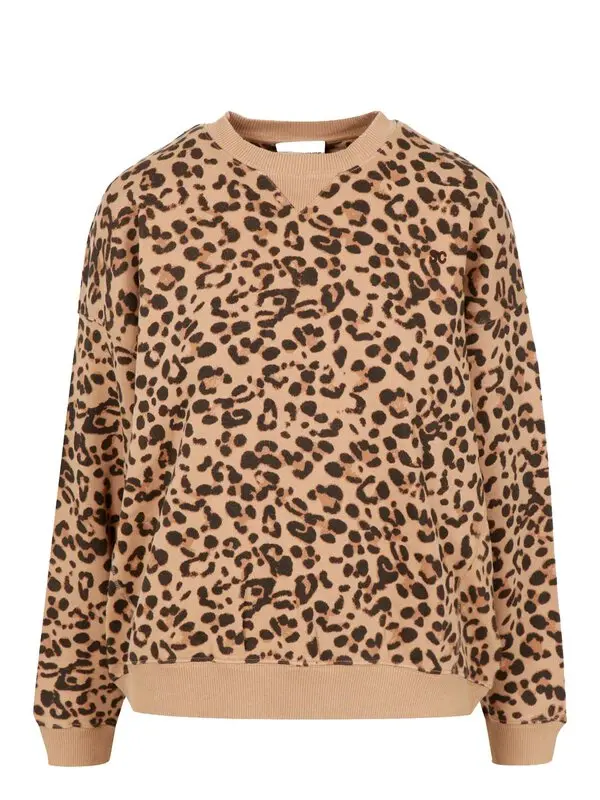 SEMICOUTURE Animal Print Sweater - Leopardo