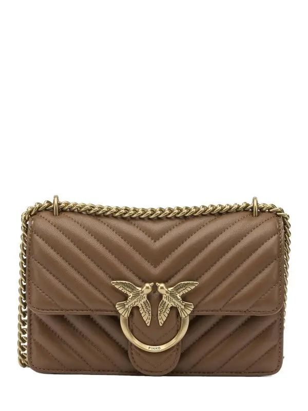 Pinko Crossbody Bag - Brown