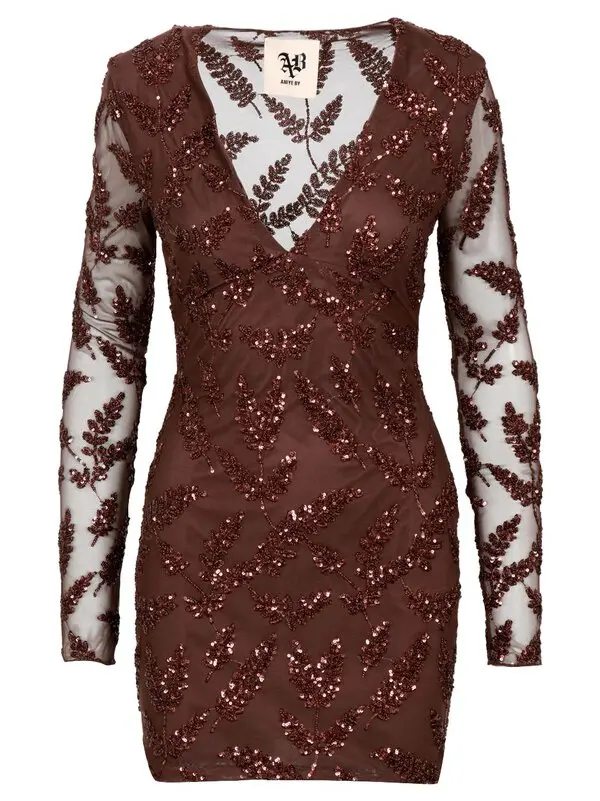 ANIYE BY Dress With Sequins - Cioccolato