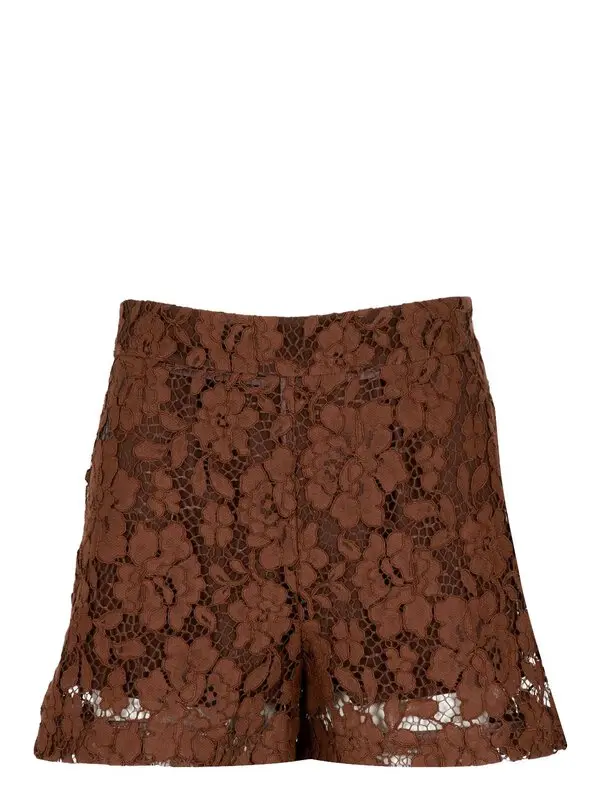 Federica Tosi Lace Shorts - Cioccolato