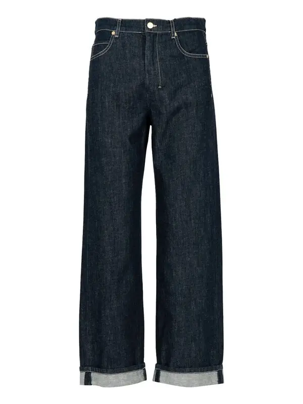 Max Mara Wide Leg Jeans - Blue