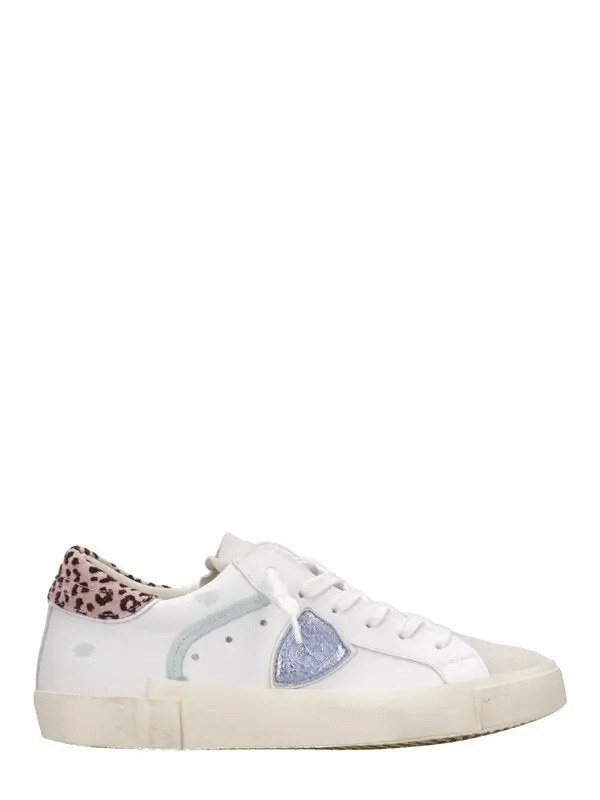 Philippe Model Leather Sneakers - Bianco+maculato