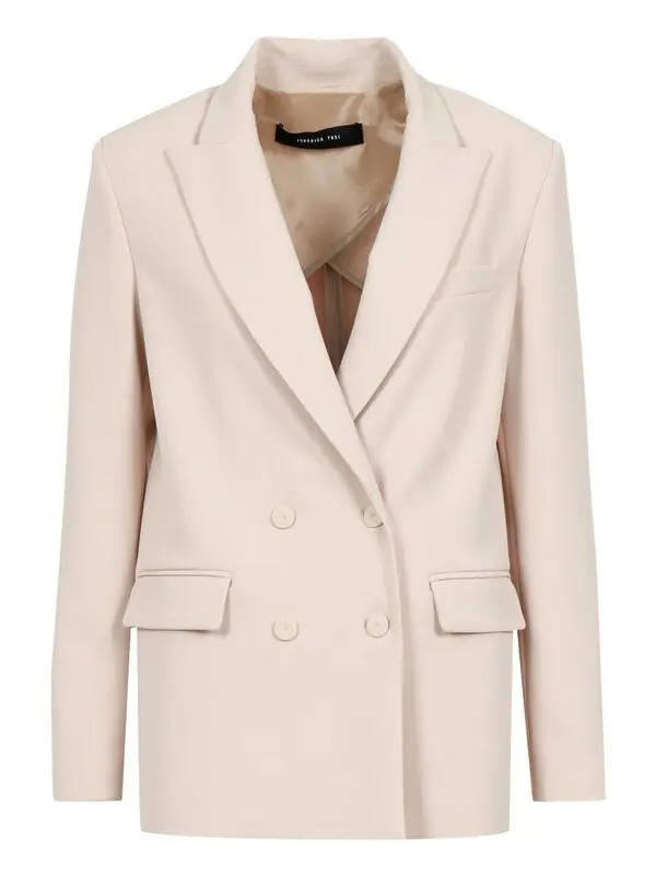 Federica Tosi Tailored Blazer - Sand