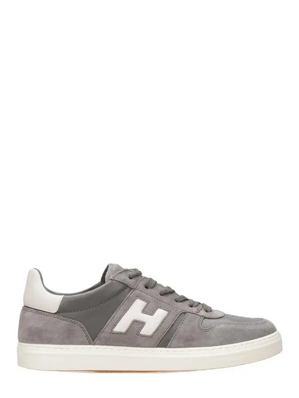 Hogan Lace-up Sneakers - Grey+white