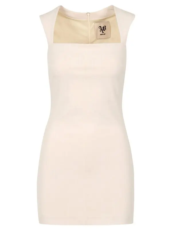ANIYE BY Straight Mini Dress - Latte