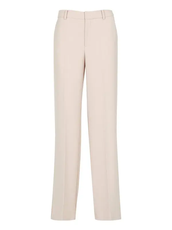 Federica Tosi Mid-rise Straight Fit Trousers - Sand