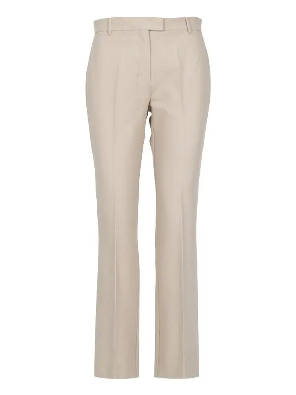 Max Mara Straight Leg Trousers - Beige