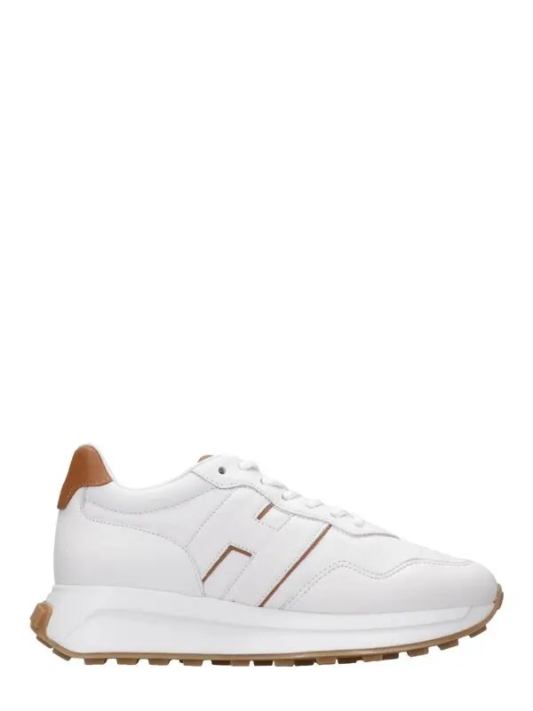 Hogan Low Top Sneakers - Bianco+biscotto