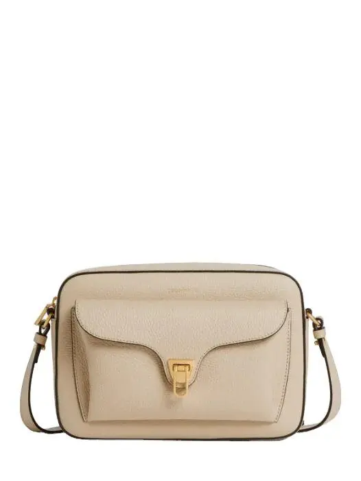 COCCINELLE Beat Large Crossbody Bag - Sand