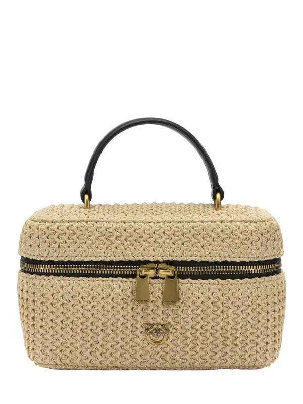 Pinko Handheld Box Bag - Beige