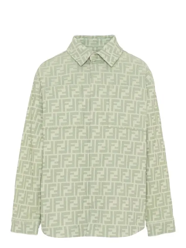 Fendi Logo Shirt - Green