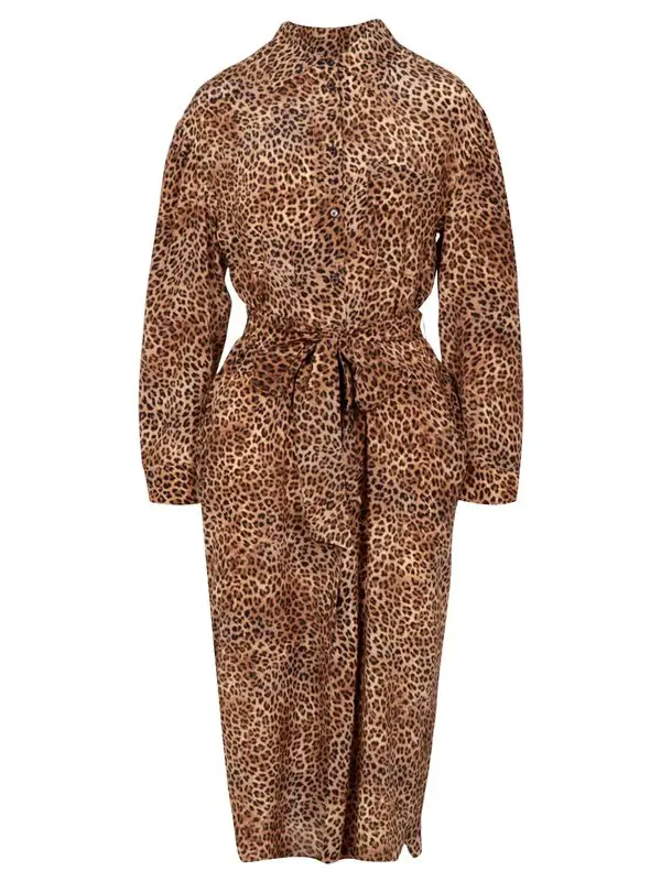 Max Mara Printed Shirt Dress - Spotted