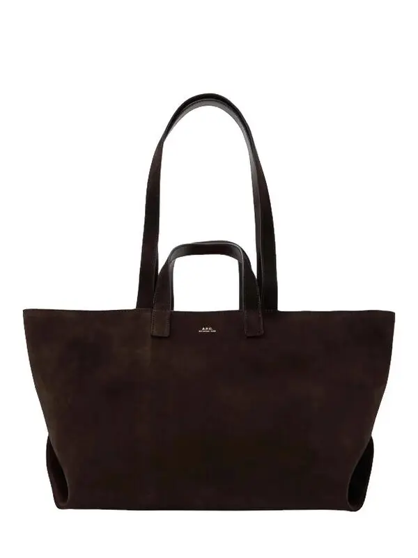 A.p.c. Le Drummer Trapezoidal Bag - Brown