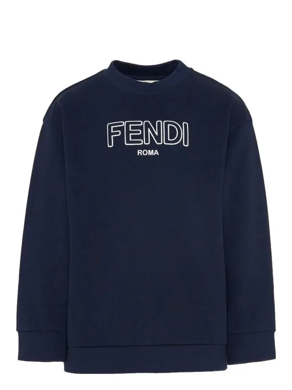 Fendi Logo Jersey - Blue